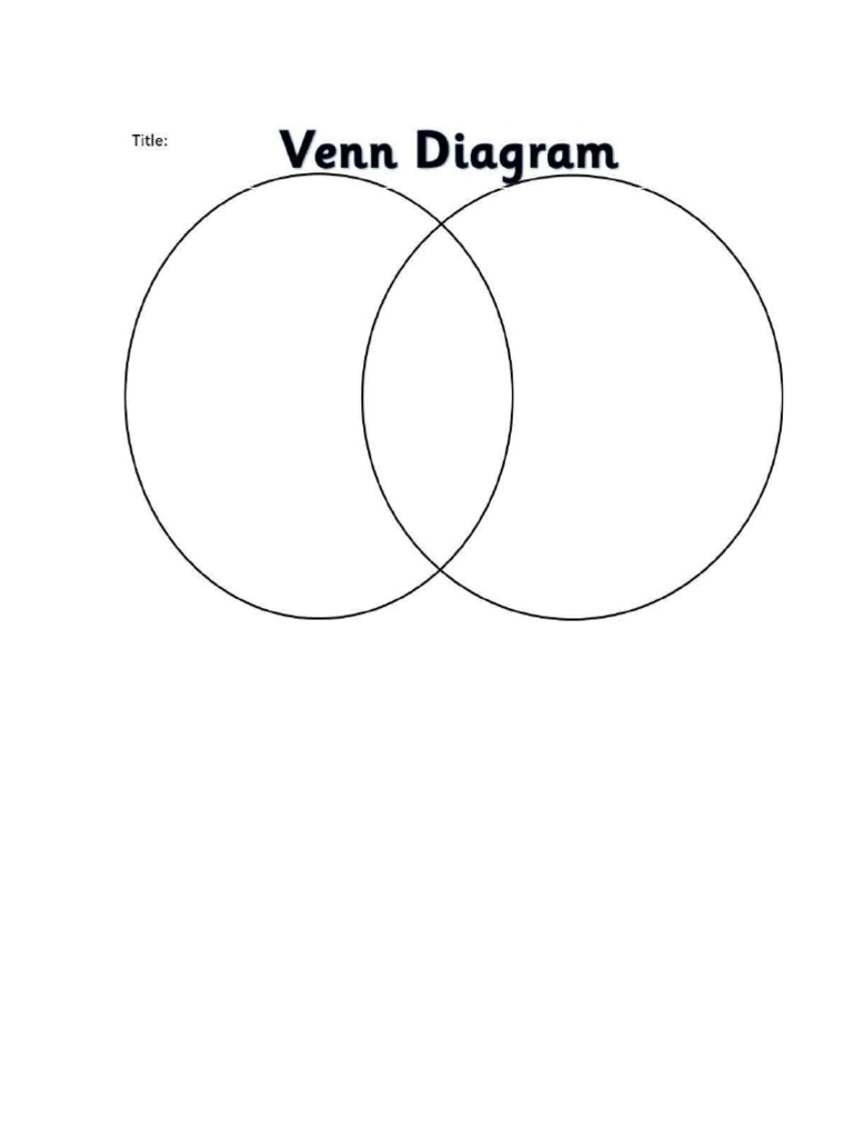 Halimbawa NG Venn Diagram | PDF Halimbawa NG Venn Diagram | PDF