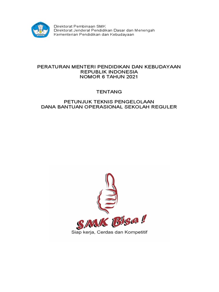 Sampul Juknis Bos | PDF