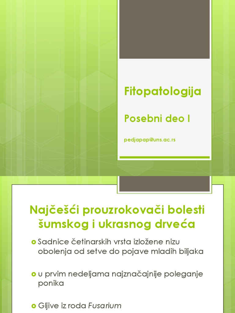 Š Fitopatologija Posebni Deo | PDF