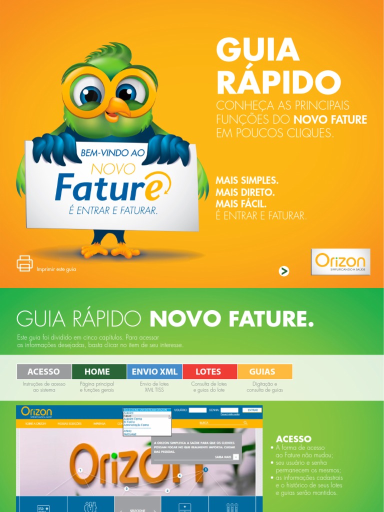 Guia Rápido do Novo Fature: Funções Essenciais | PDF | XML | Programas