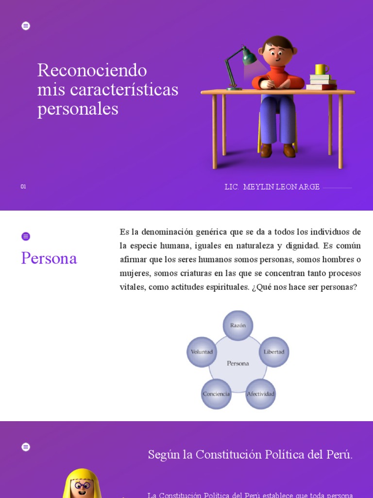 Tema 2 Reconociendo Mis Características Personales | PDF | Las emociones | Inteligencia emocional