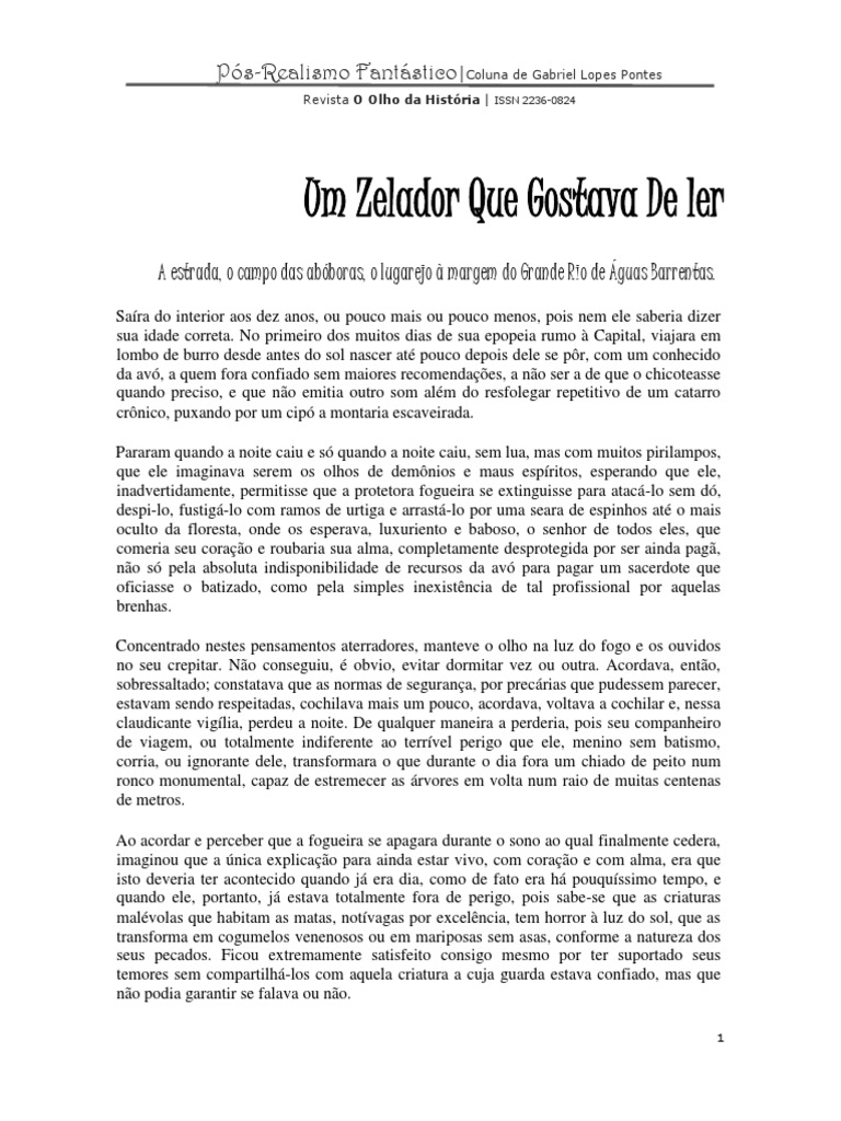 Zelador | PDF | Tempo