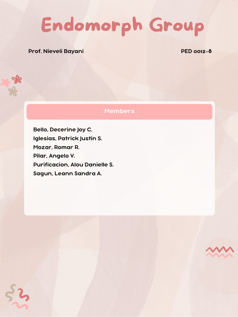 Endomorph Exercise Plan | PDF