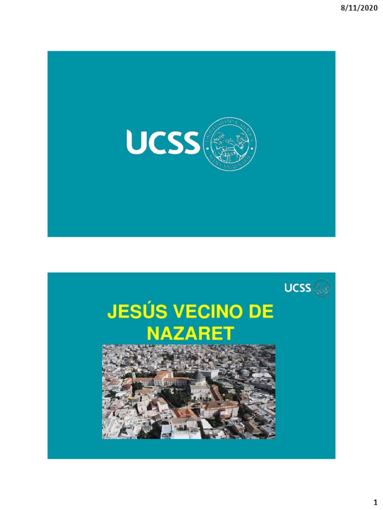 Jesús Vecino de Nazaret | PDF | Jesús | Samaria