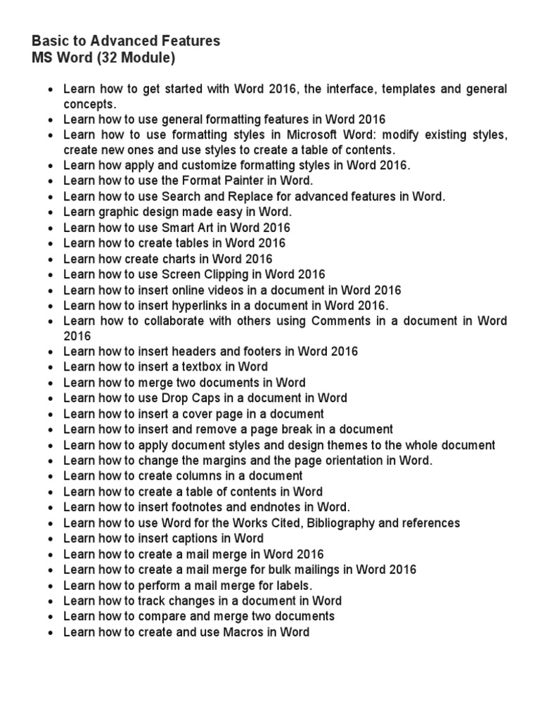 MS Office Module | PDF | Microsoft Excel | Microsoft Word