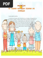 PROYECTO Mi Familia Es Maravillosa | PDF | Aprendizaje | Ciencia cognitiva
