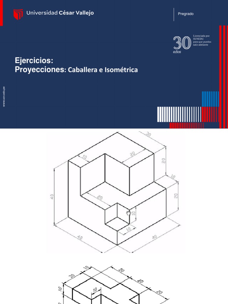Ejercicios Isométrico Autocad | PDF