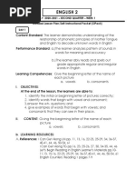 ENGLISH2 MELCS With CG Codes PDF | PDF | Word | Phonics