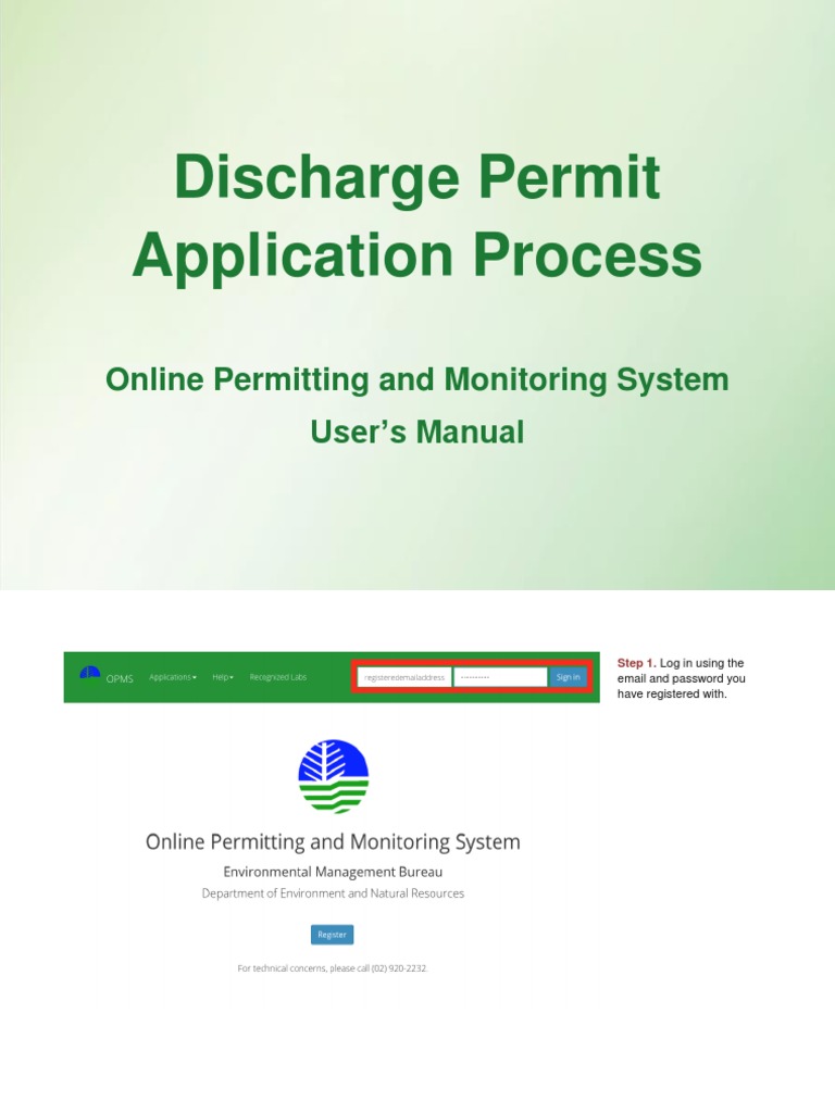 Applicant Discharge Permit Application Process | PDF | Software ...