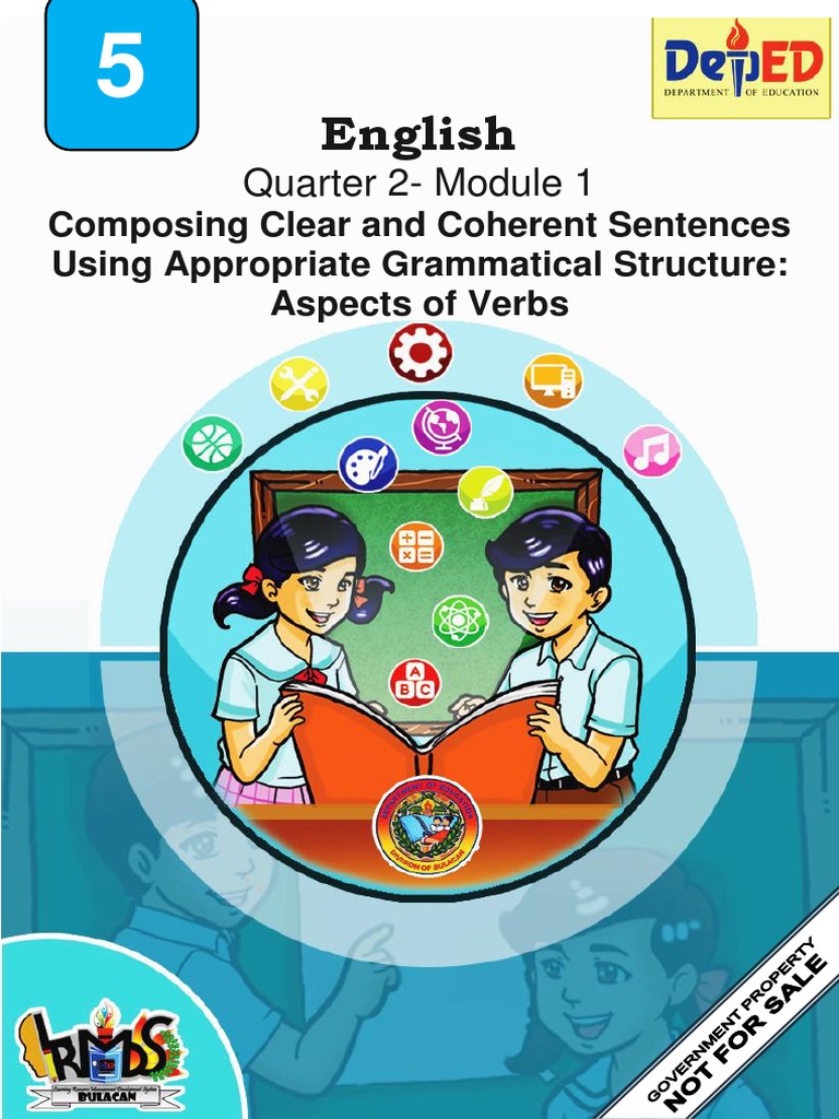 English 5 Q2 Module 1 | PDF | Grammatical Tense | Perfect (Grammar)