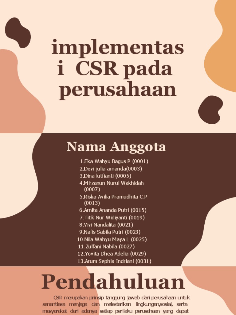 Contoh Implementasi CSR | PDF