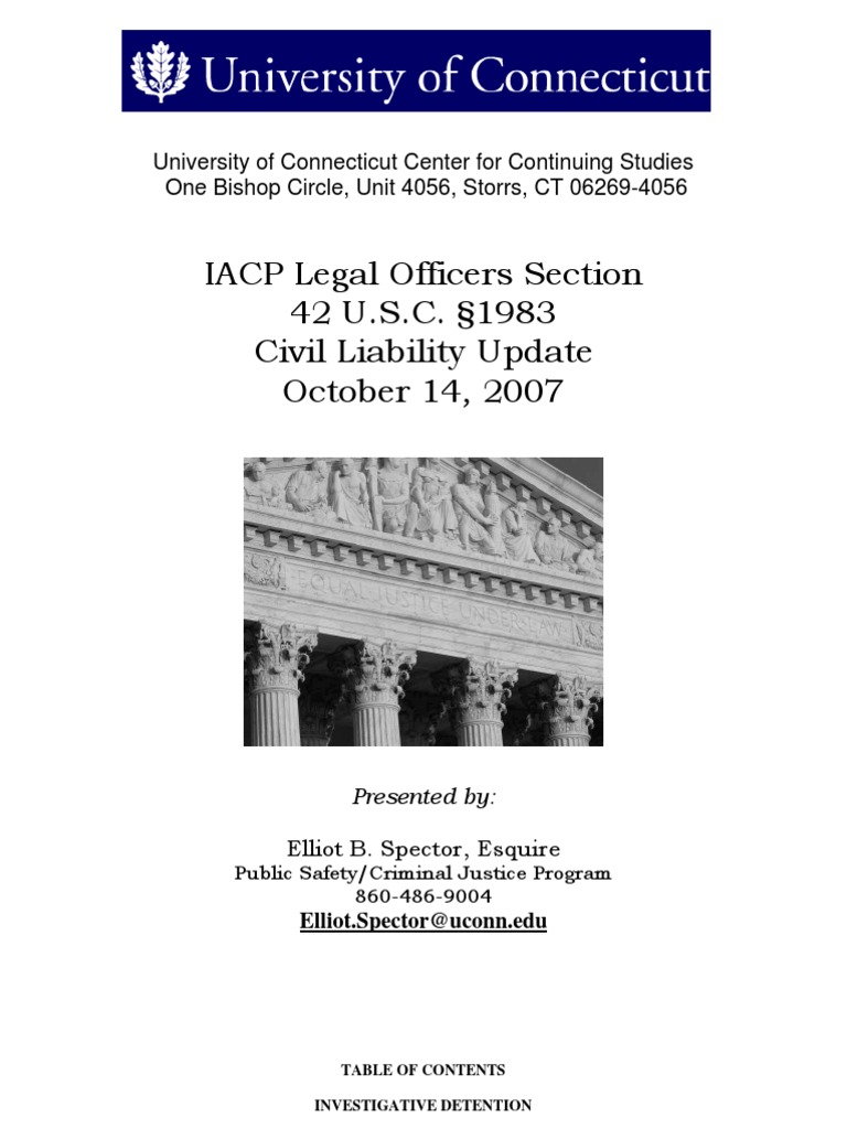 42 U.S. Code 1983 - 2007 Updates | PDF | Deadly Force | United States ...