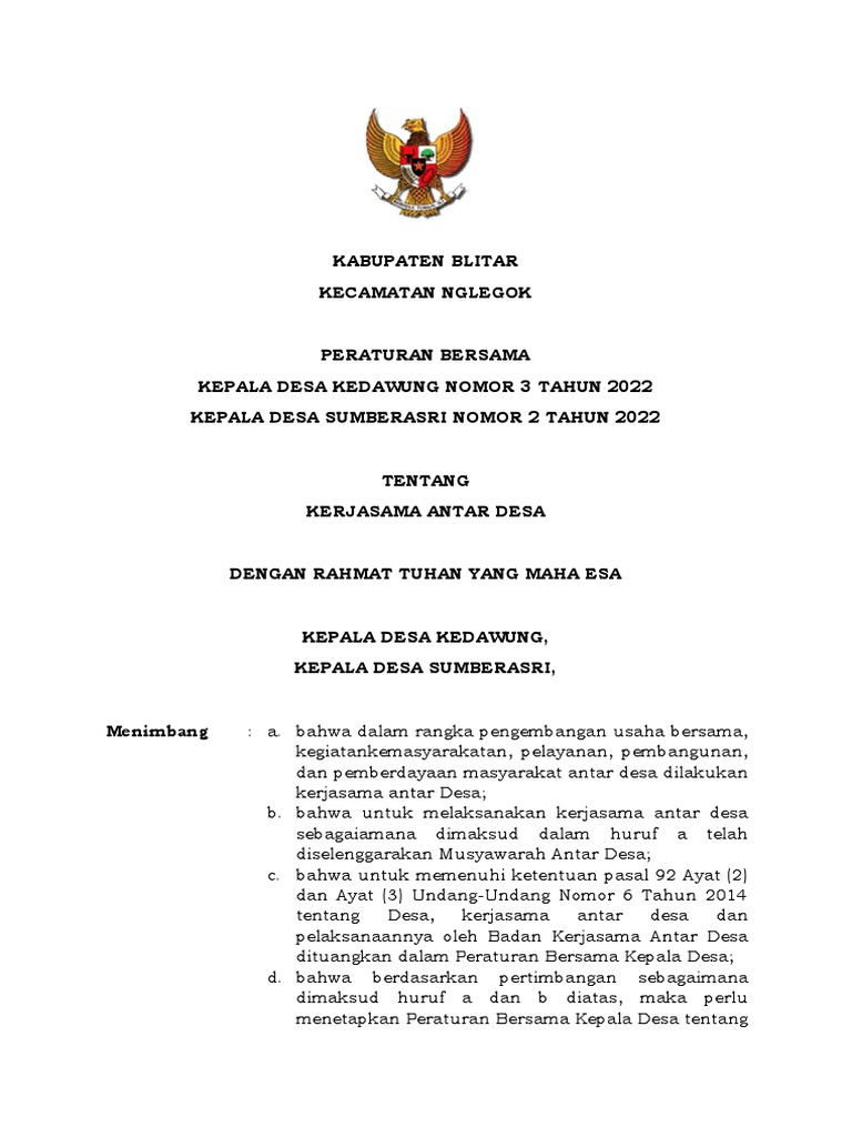 3.6.PERMAKADES Tentang Pembentukan BKAD | PDF | Griya & Taman