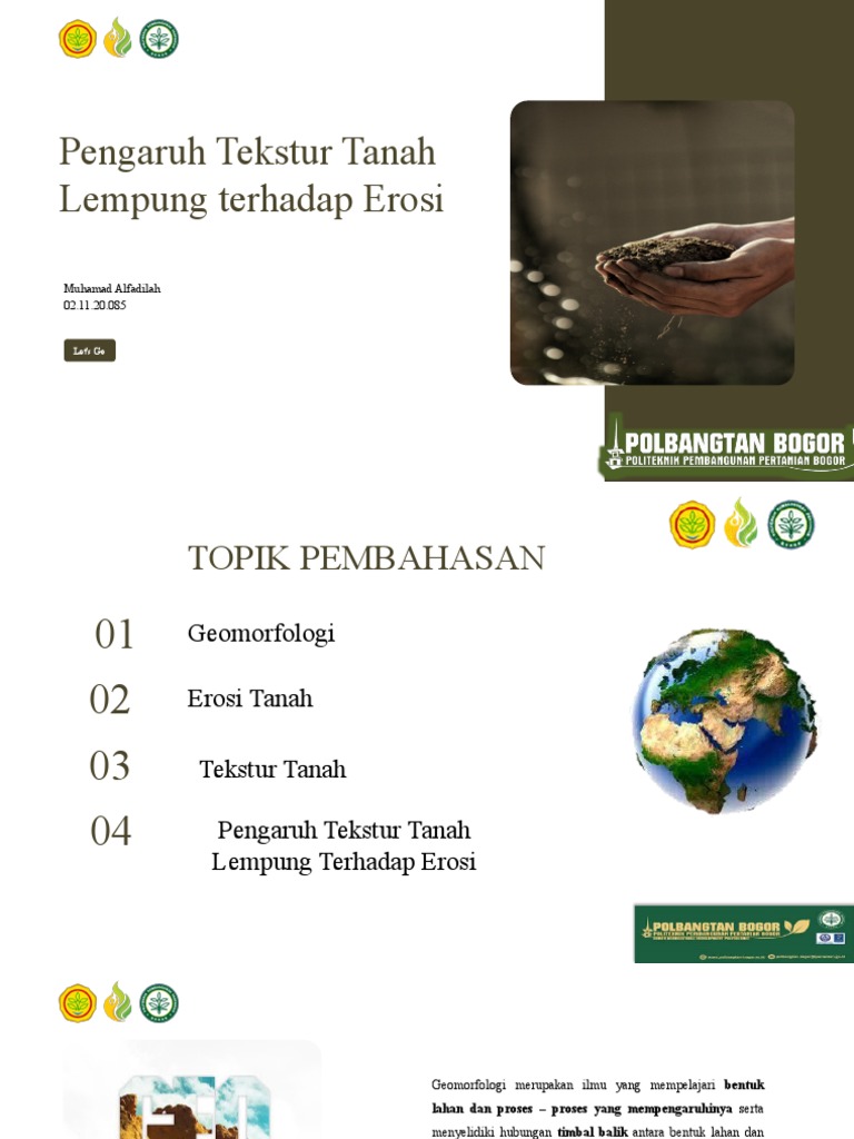 Pengaruh Tekstur Tanah Lempung Terhadap Erosi | PDF