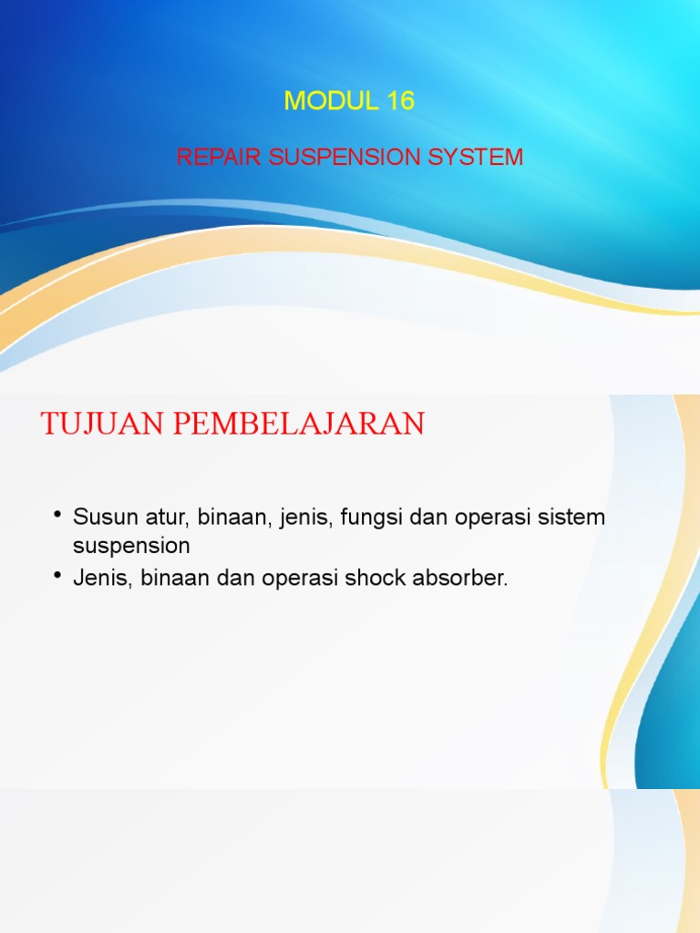 Modul 10 Suspension | PDF