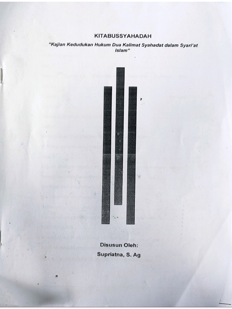 Kitabus Syahadah | PDF