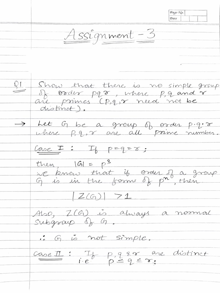 Simple Group Theory Proofs | PDF | Teaching Methods & Materials