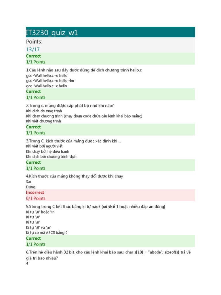 IT3230 Quiz w1-20221-D5-304 IT3230 | PDF