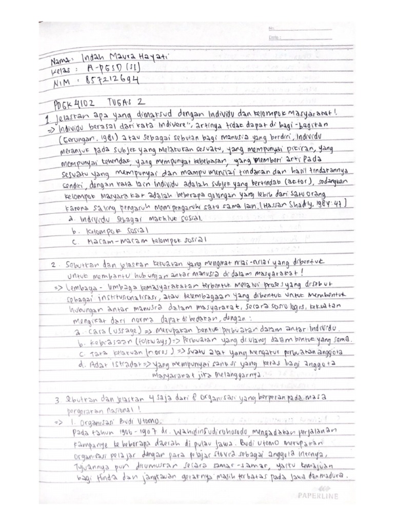 Tugas 2 Konsep Dasar Ips - Indah Maura Hayati | PDF