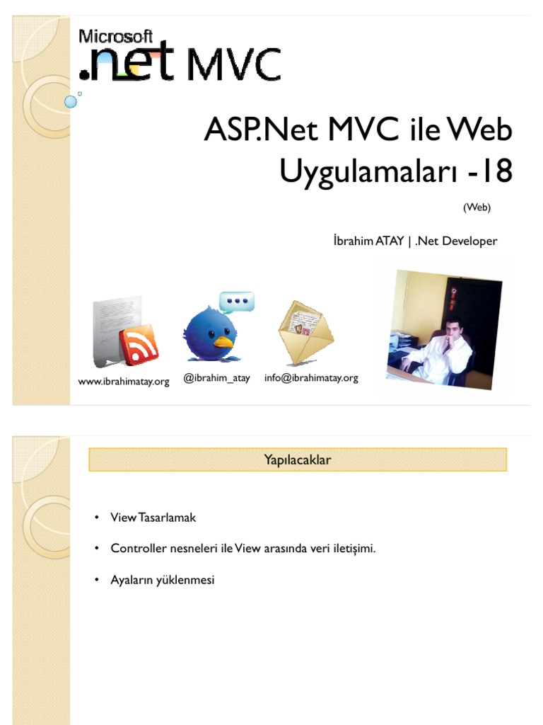 MVC Ile Web Uygulamaları - 18 (UI Design) | PDF