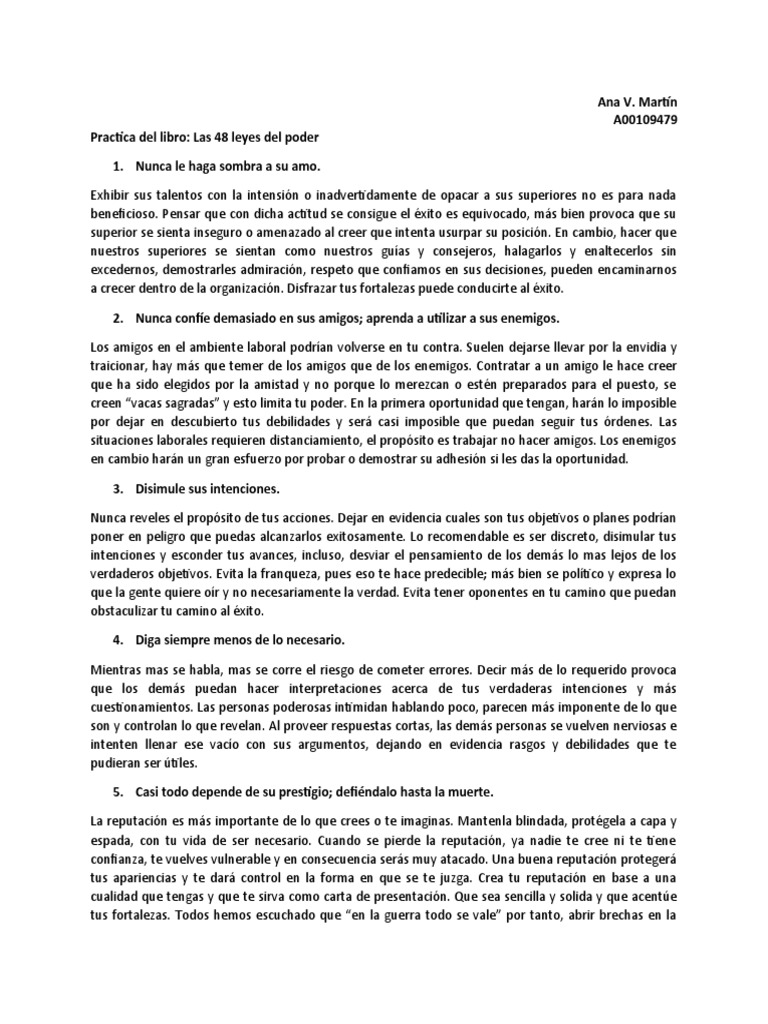 Guía de Poder y Estrategia Laboral | PDF | Mente | Verdad