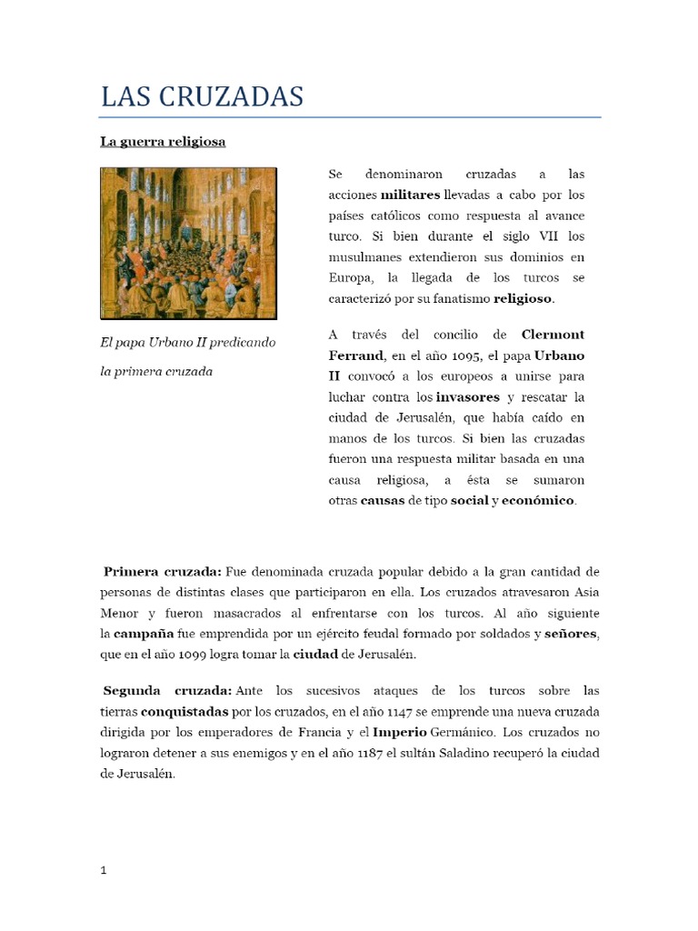 Las Cruzadas PDF | PDF