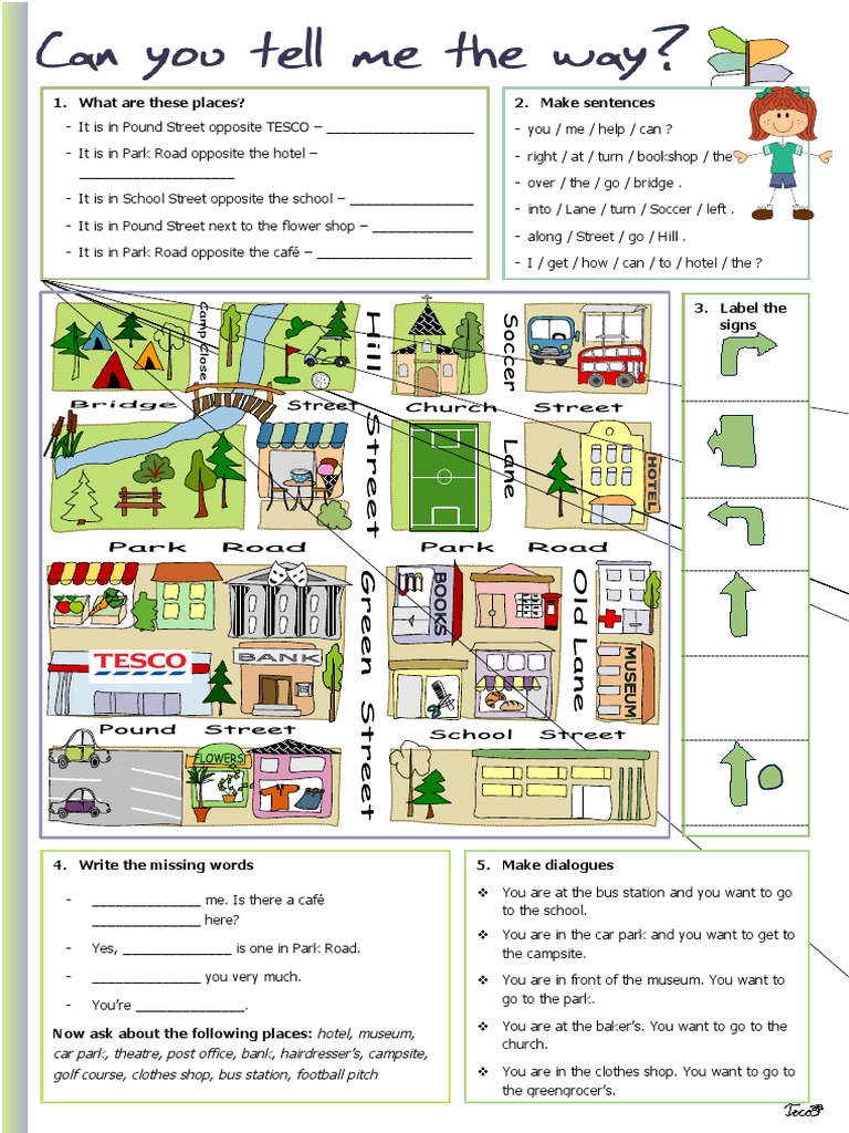 giving directions | PDF