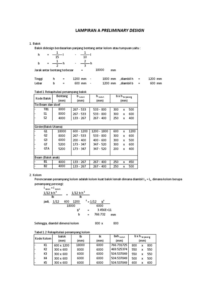 Lampiran A Preliminary Design | PDF