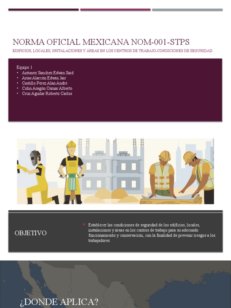 Norma Oficial Mexicana Nom-001-Stps | PDF