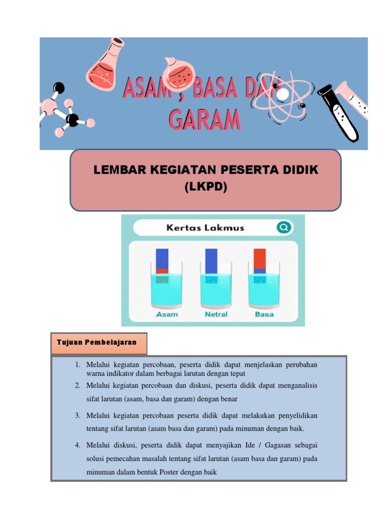LKPD Larutan Asam Basa | PDF