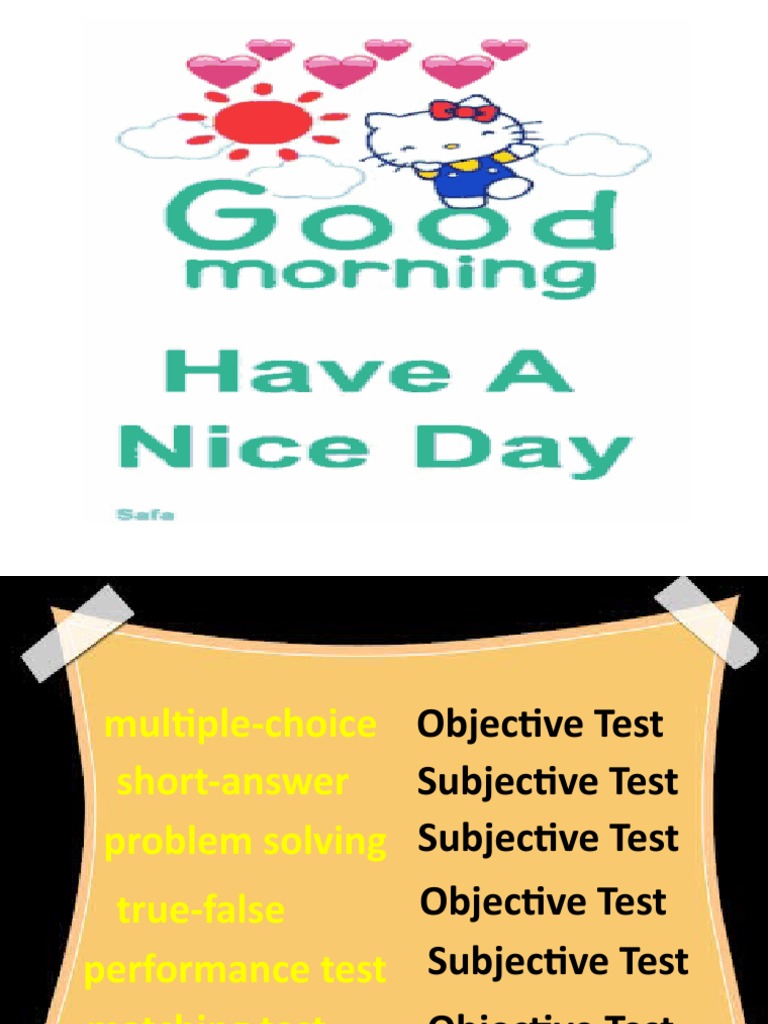 MAECE 101 Developing Objective Test PPT REPORT | PDF | Career & Growth