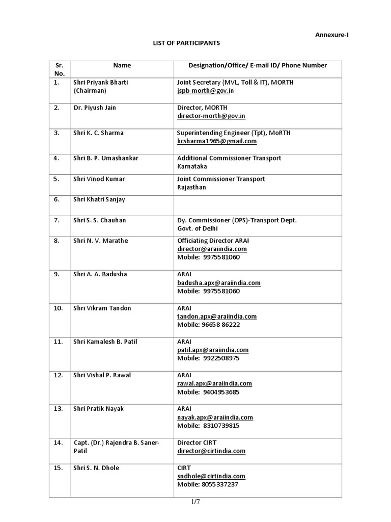 Auto Data VVVVVV IIIIII MMMPPPPAnnexure - I - To - VII | PDF | Vehicles ...