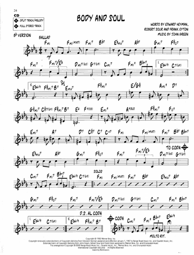 Body and Soul BB | PDF