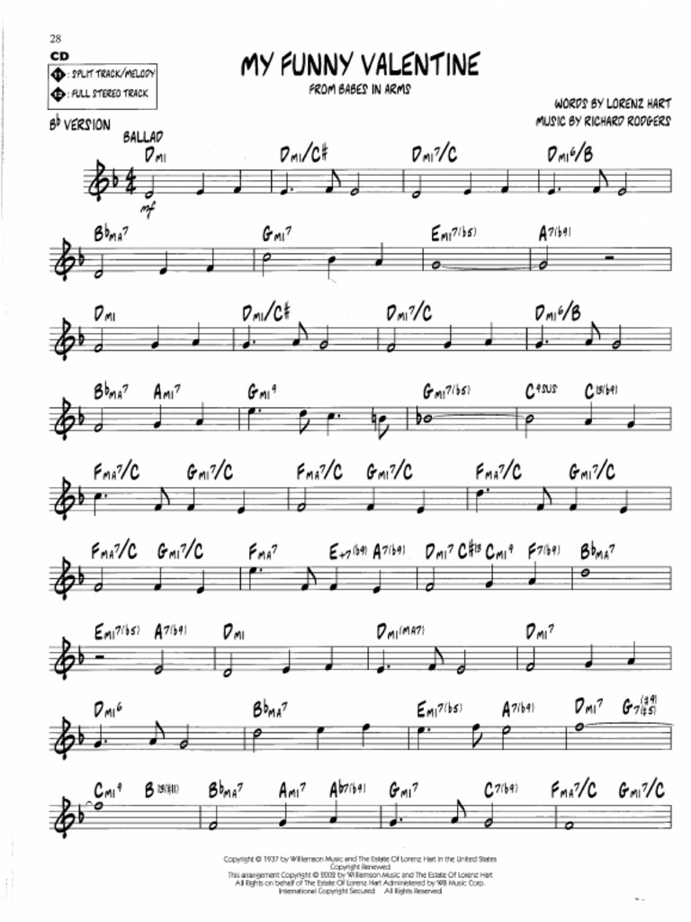 My Funny Valentine BB | PDF