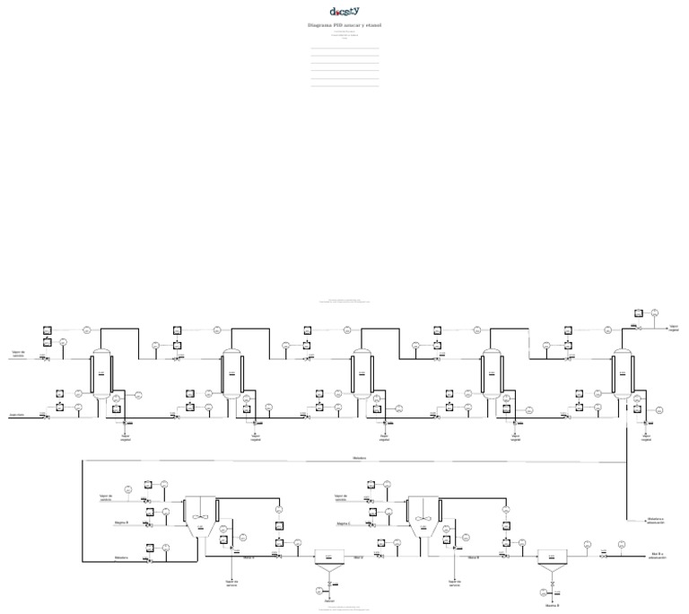Docsity Diagrama Pid Azucar y Etanol | PDF