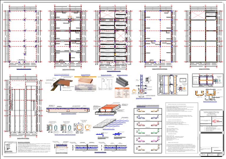 Plano Estructural Casa de Dos Pisos - Carmen de Apicala - Obra | PDF