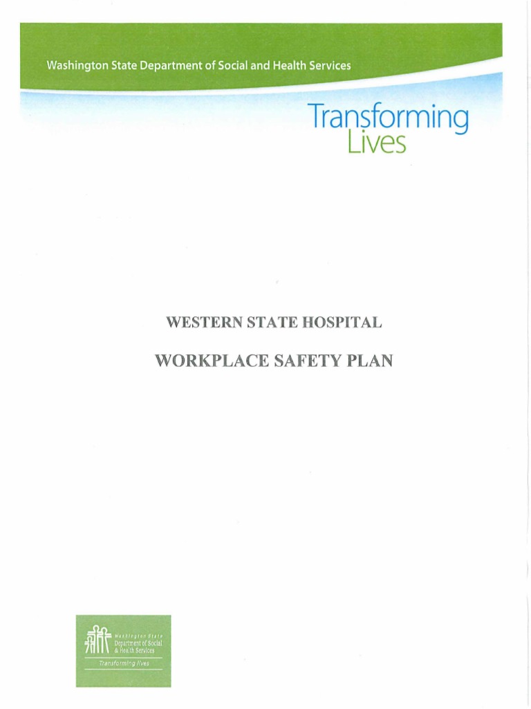 WSH Workplace Safety Plan 2021 | PDF | Occupational Safety And Health | Infection