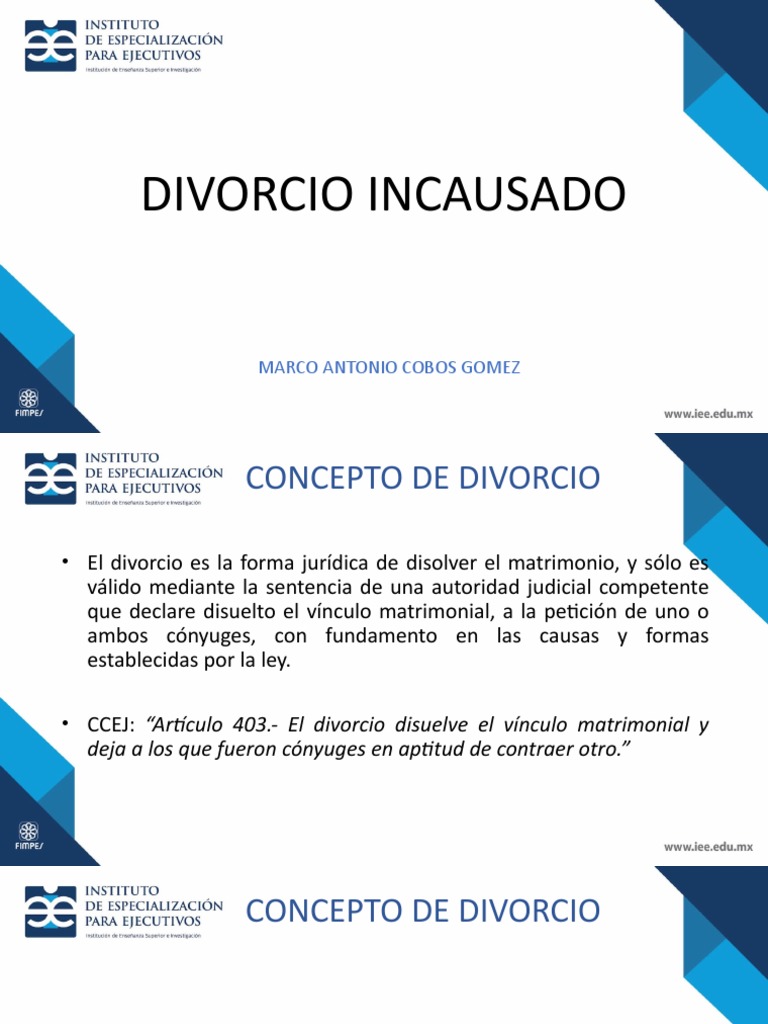 Divorcio Incausado | PDF