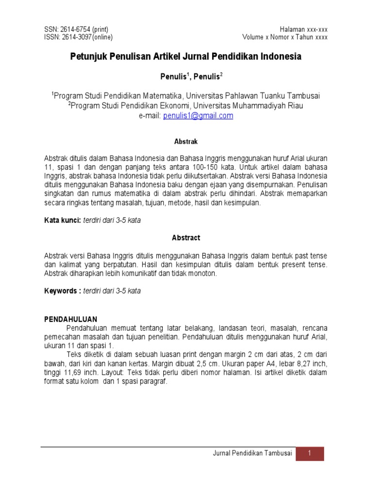 Template JPT 2020 | PDF