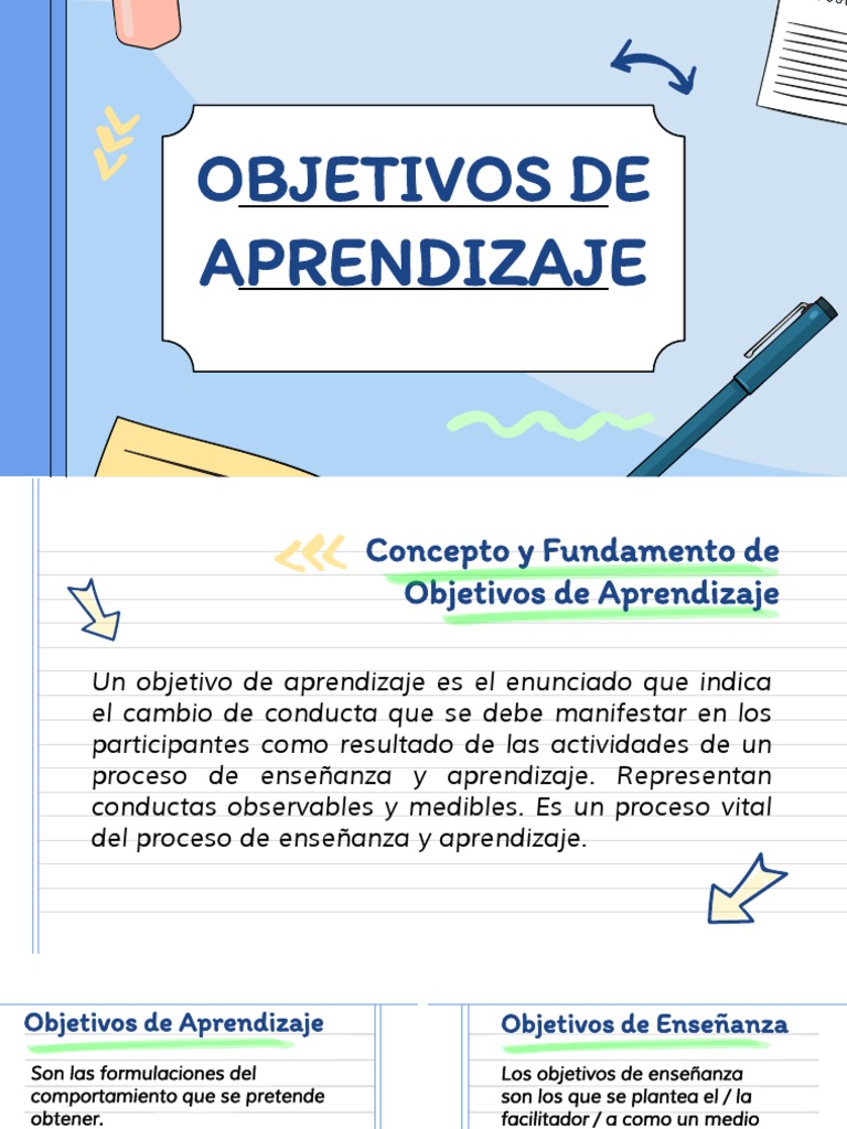 Objetivos de Aprendizaje This | PDF
