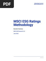 MSCI ESG Ratings Methodology | PDF