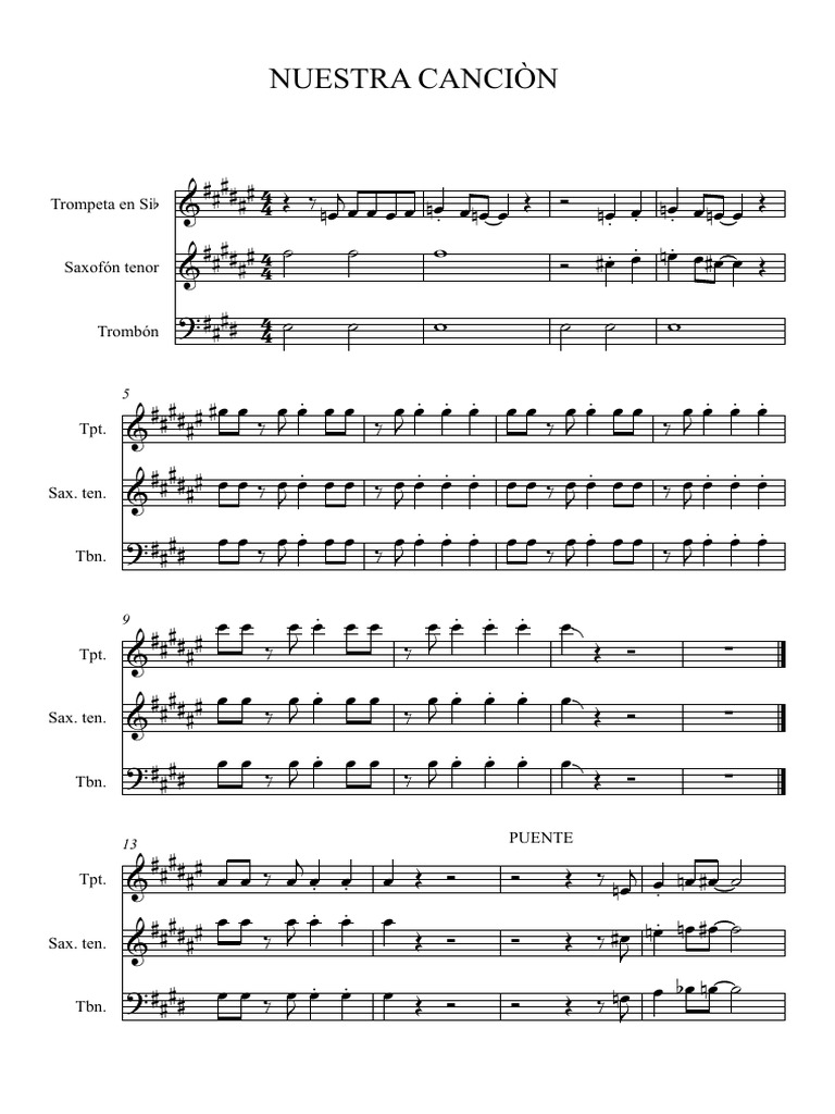 Nuestra Cancion | PDF