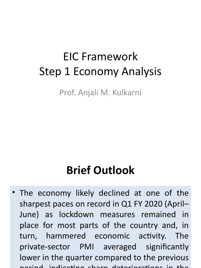 EIC Framework | PDF | Economies