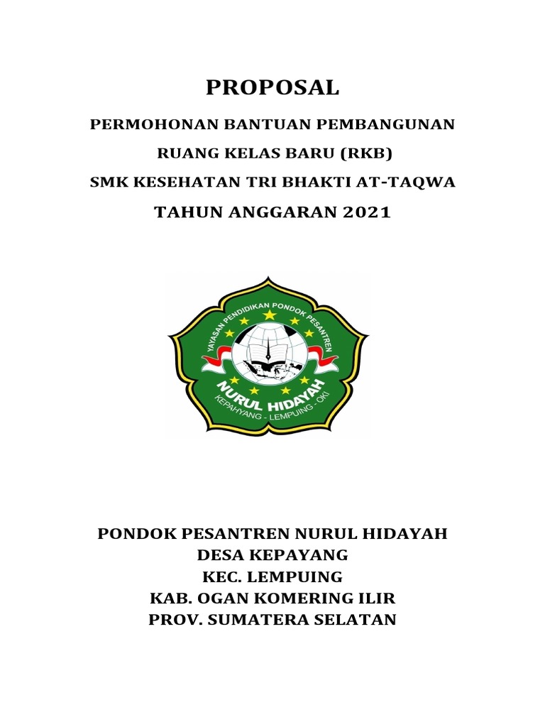 Proosal RKB 2021 SMK Kes Tba | PDF