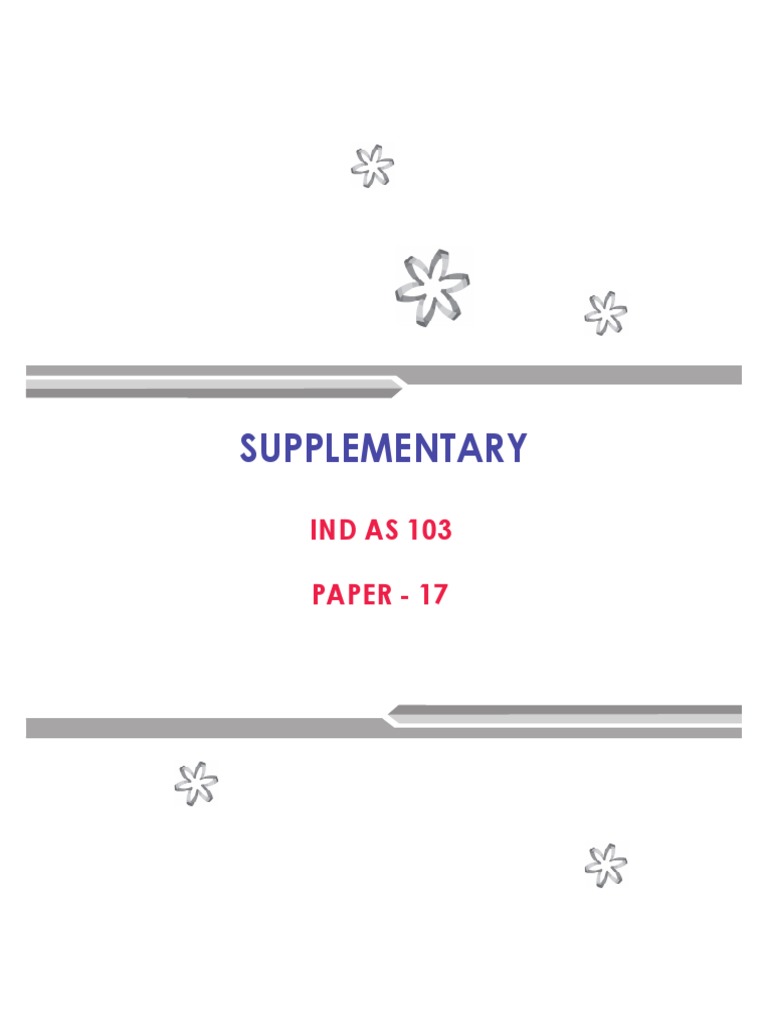 Problems of Ind As 103 | PDF