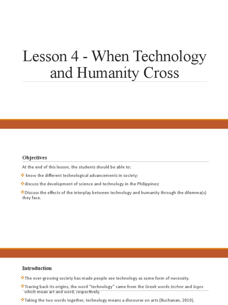 Technology's Impact on Humanity | PDF | Robot | Robotics