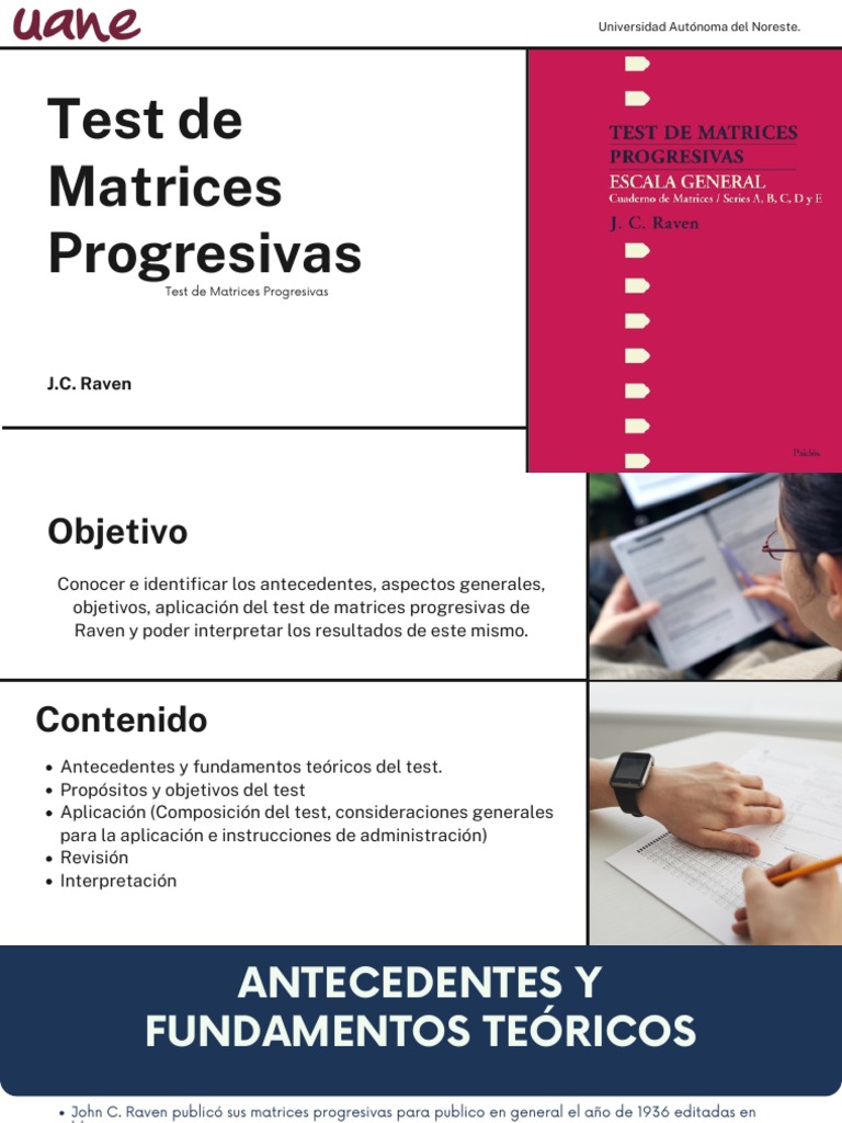 Test de Matrices Progresivas de Raven | PDF