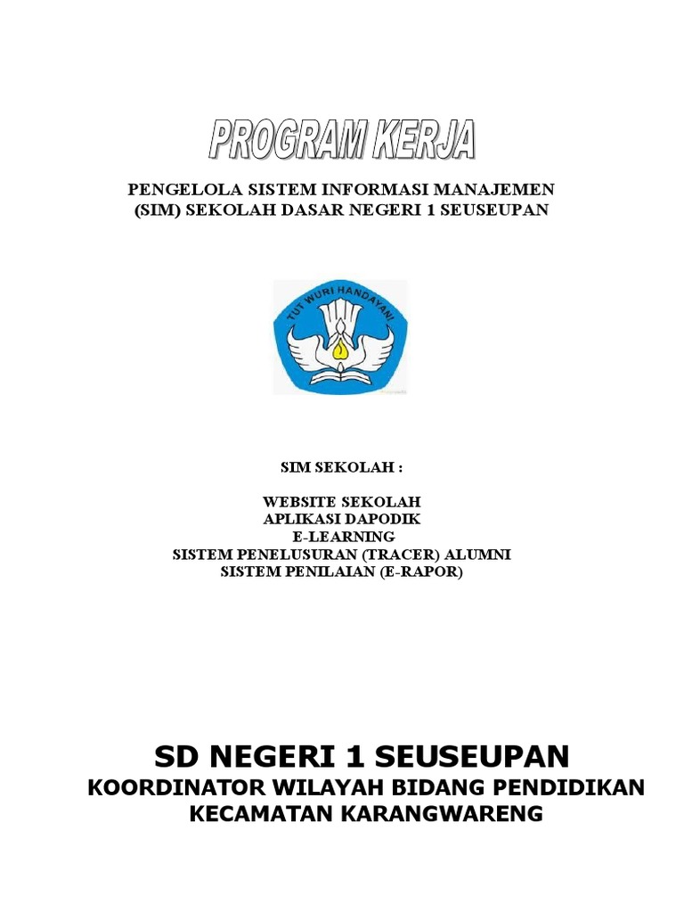 Program Kerja Pengelola SIM - Indonesia | PDF