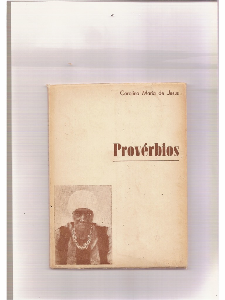 1963 - Proverbios - Carolina Maria de Jesus - PDF | PDF