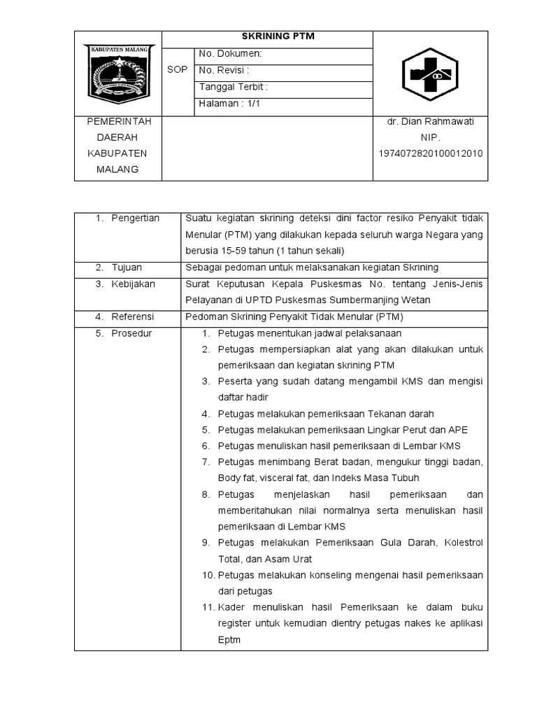 Sop Skrining 2022 | PDF | Sains & Matematika
